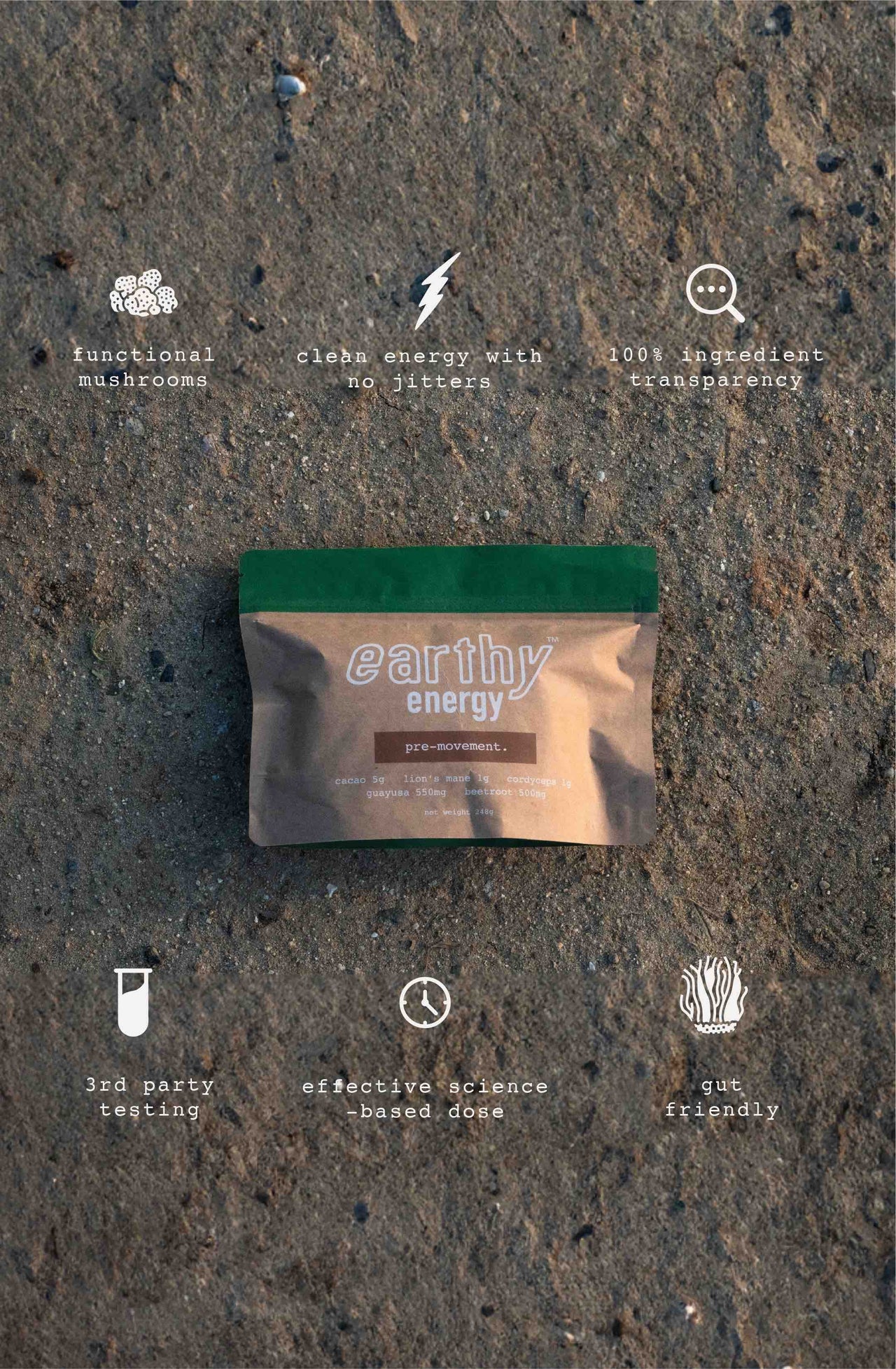 earthy energy starter kit (30 drinks)