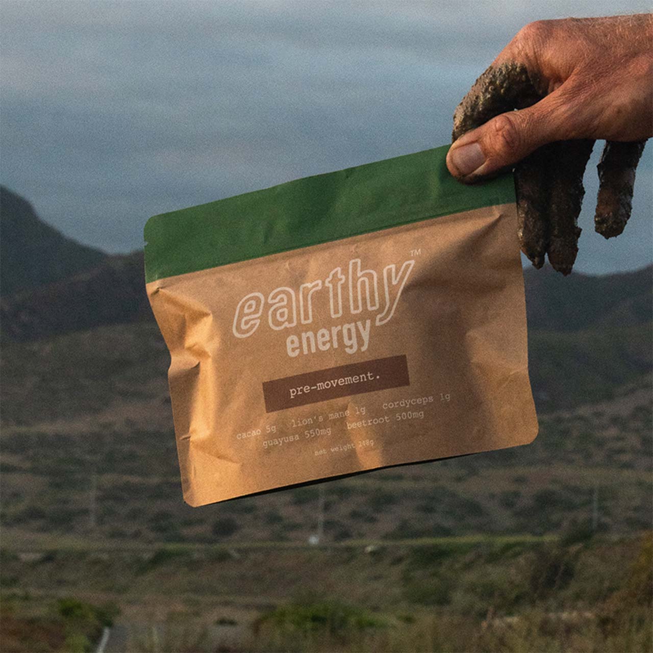 earthy ⚡ energy drink | organic cacao + functional mushrooms